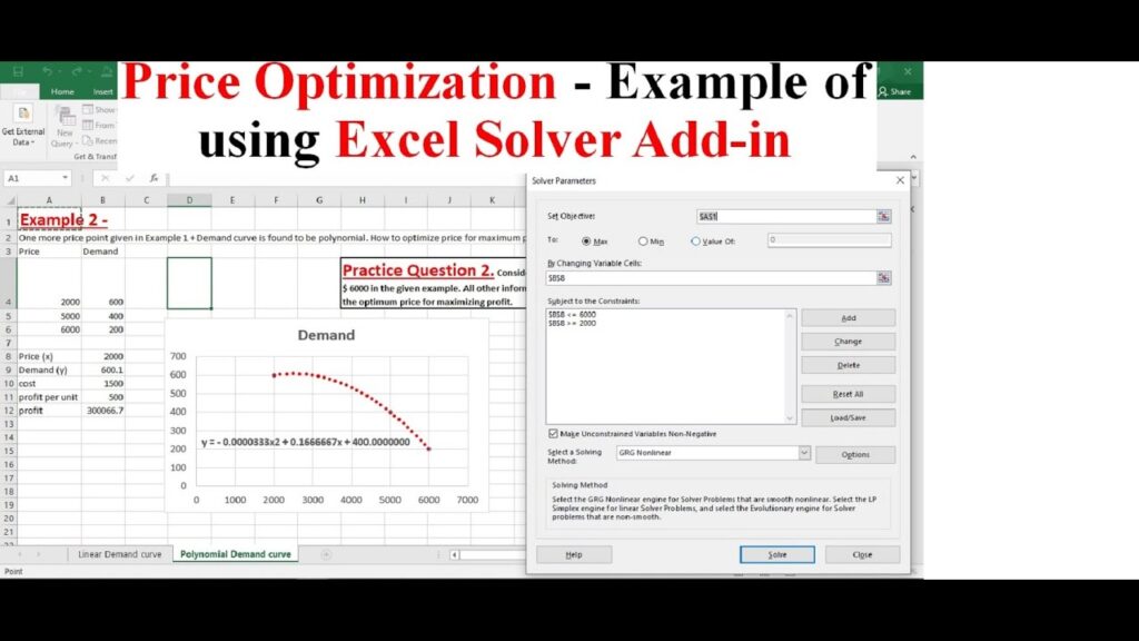 Hands on Guide on Price Optimization with Excel Solver